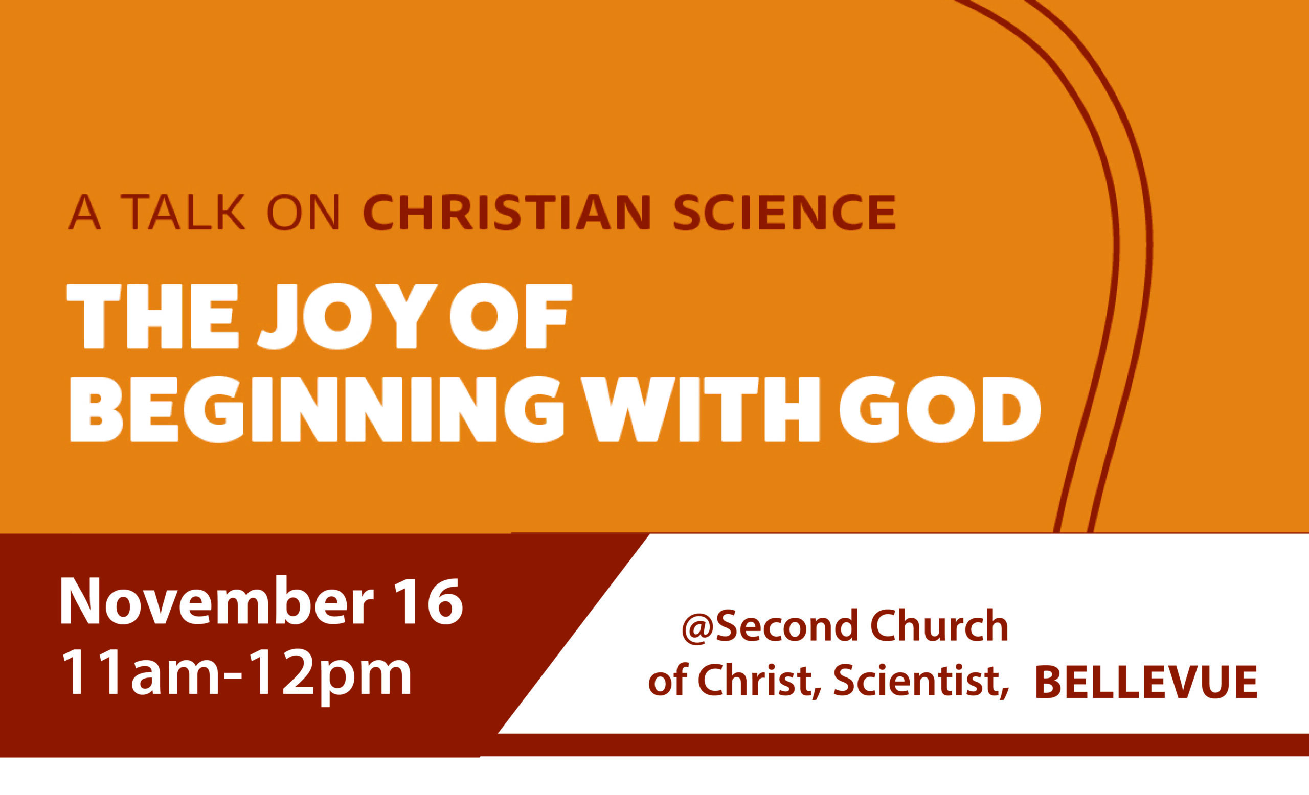 In-Person lecture: THE JOY OF BEGINNING WITH GOD - Christian Science in ...