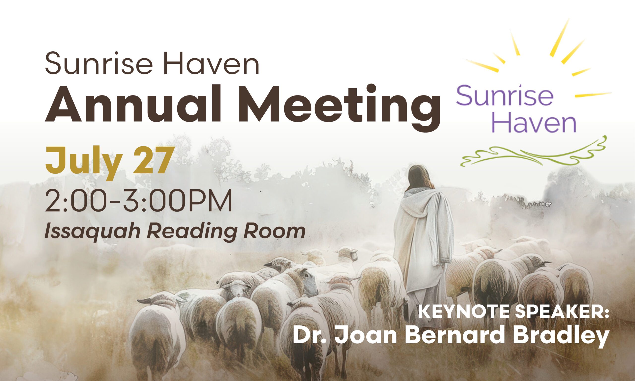 Sunrise Haven Annual Meeting - Christian Science in Washington State