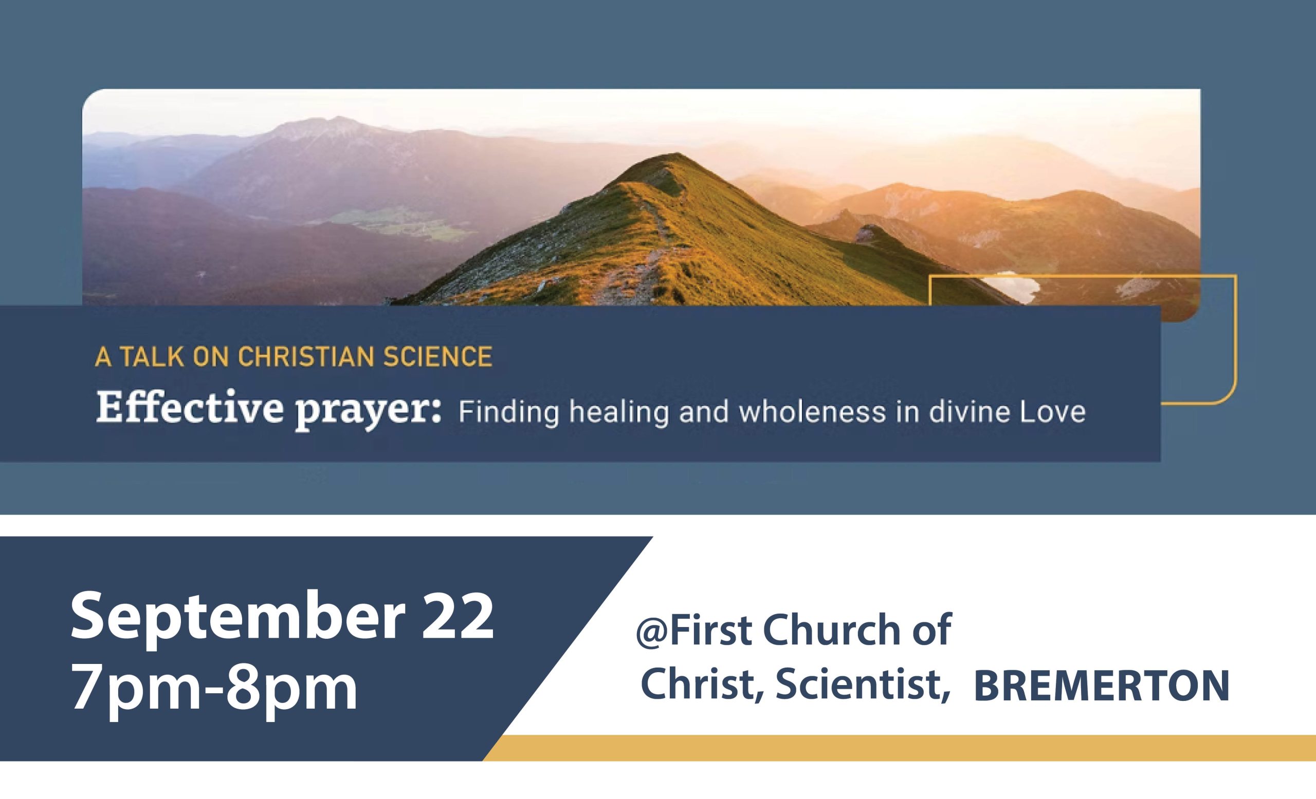 Hybrid lecture: Effective prayer: finding healing and wholeness in ...